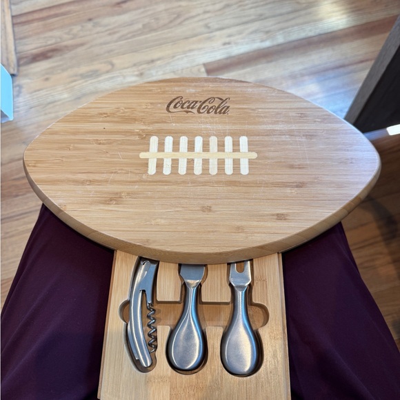 Coca Cola | Dining | Coca Cola Brown Football Serveware Dining Board ...